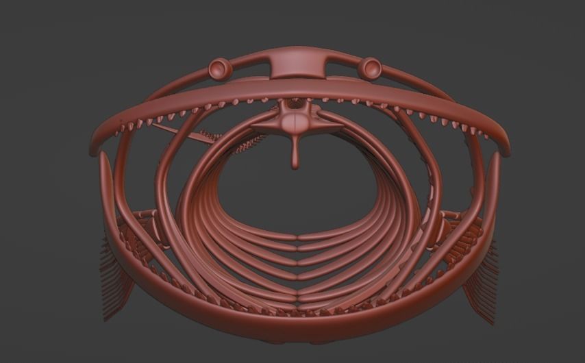 3D model bloop sea monster Skeleton VR / AR / low-poly | CGTrader