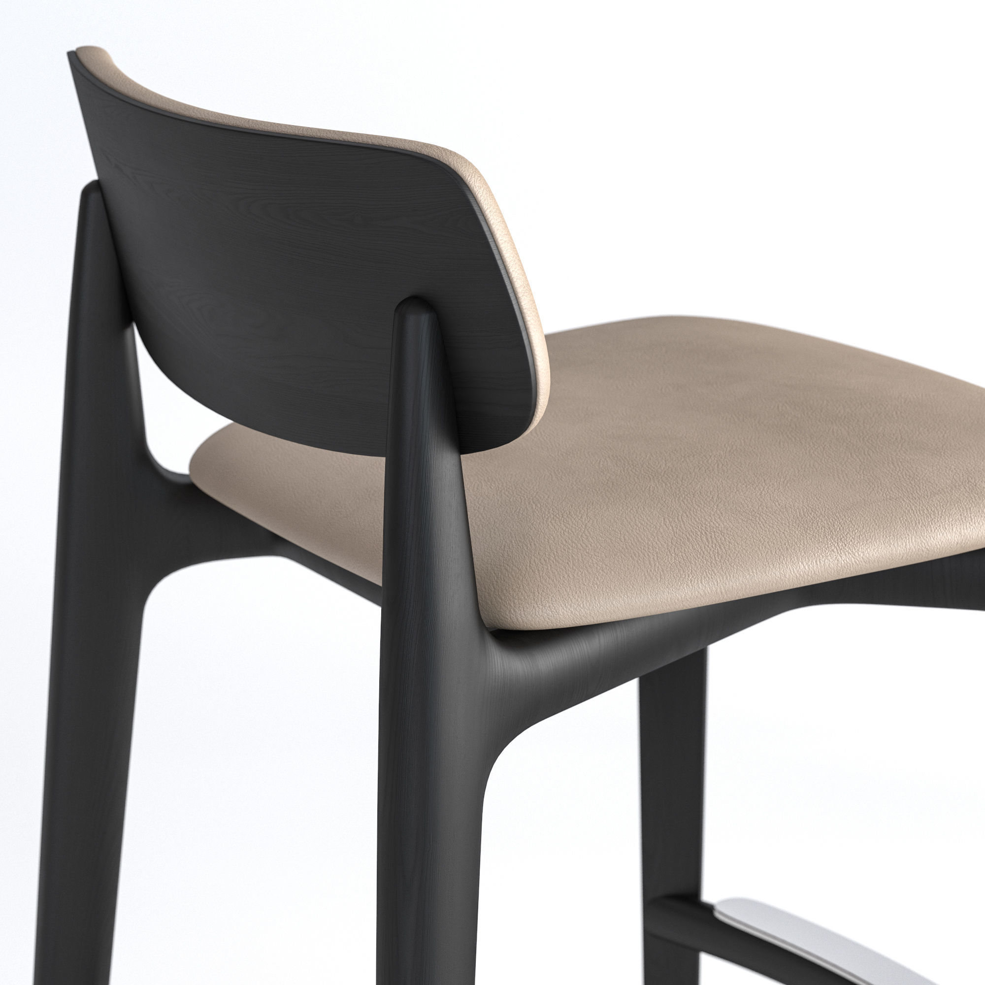Poliform Curve bar chair 3D model | CGTrader