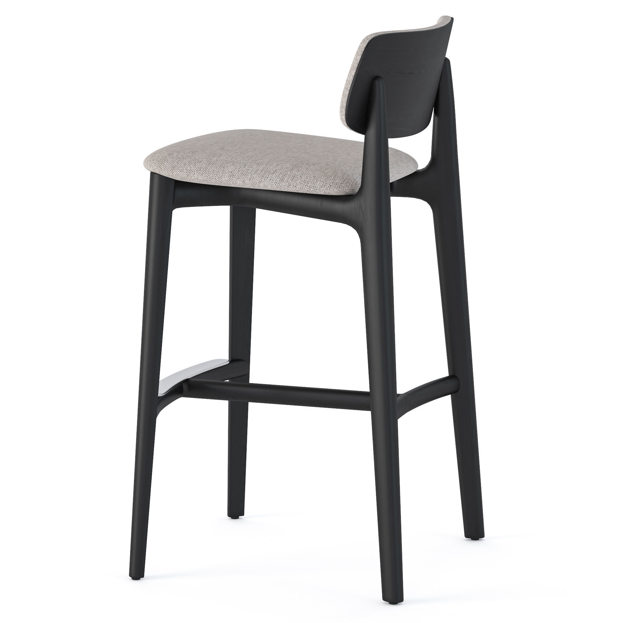 Poliform Curve bar chair 3D model | CGTrader