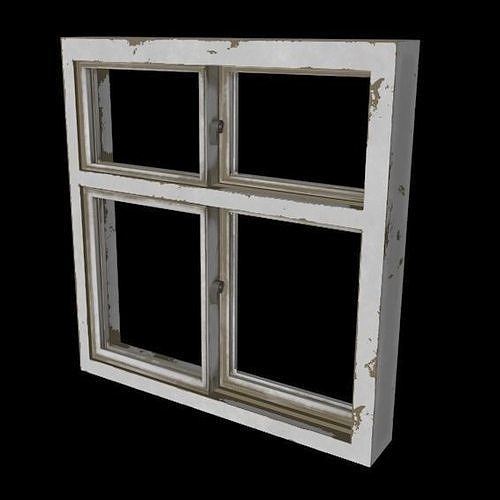 school classroom window free 3D model | CGTrader