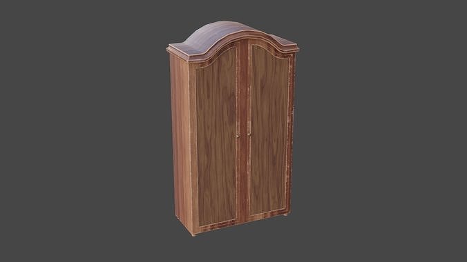 3D model Wardrobe VR / AR / low-poly | CGTrader