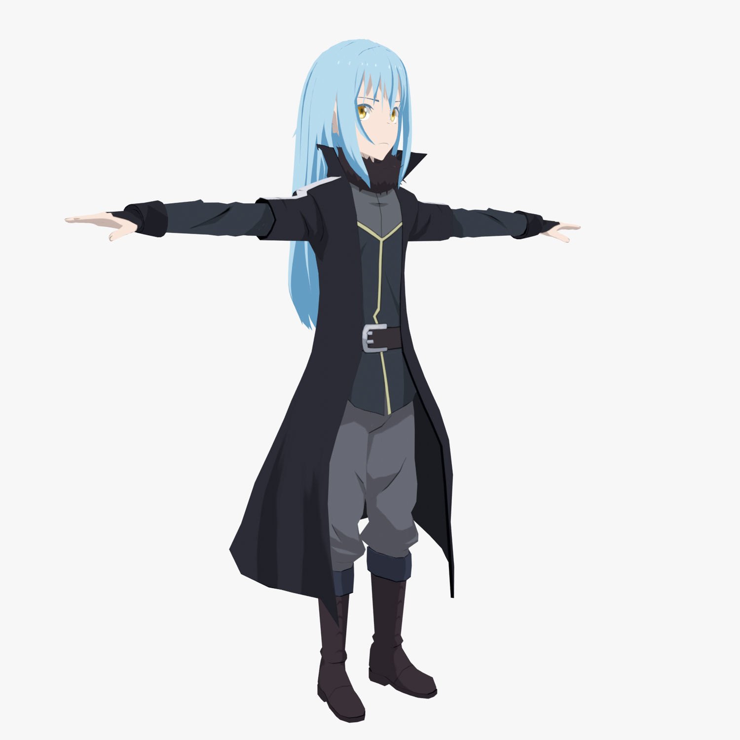 3D model Rimuru Tempest VR / AR / low-poly | CGTrader