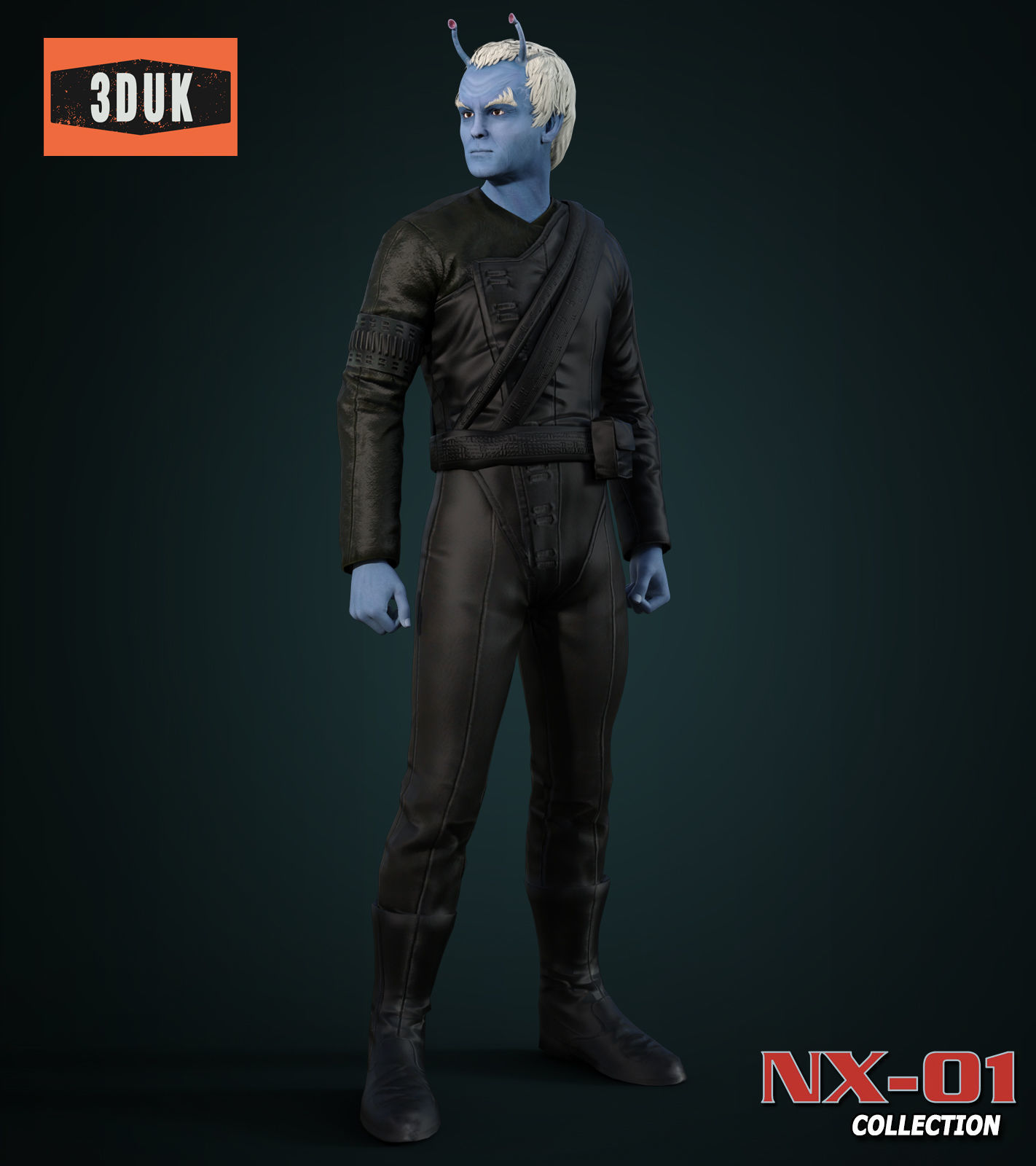 NX-01 Shran For G8M 3D model rigged | CGTrader