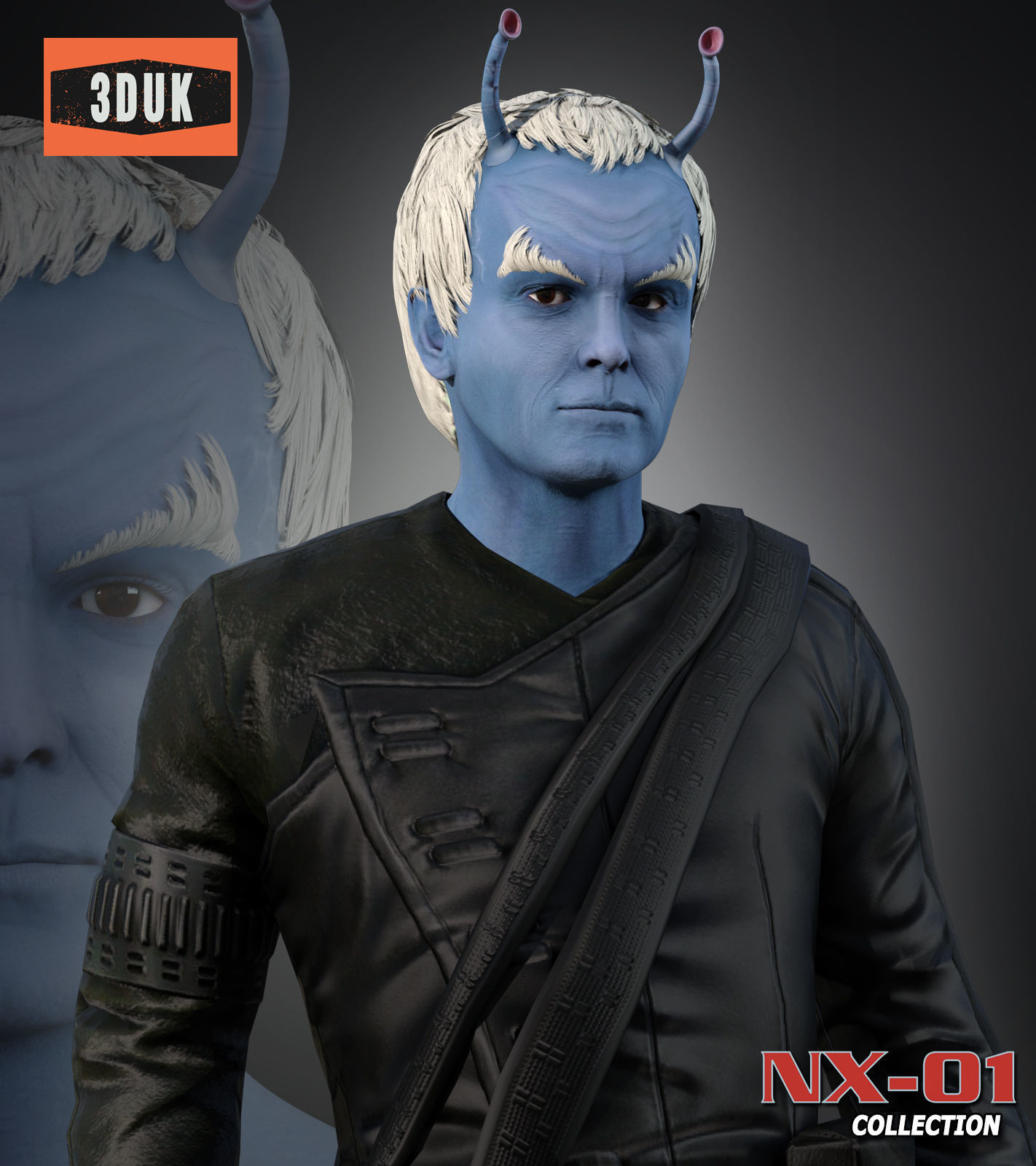 NX-01 Shran For G8M 3D model rigged | CGTrader