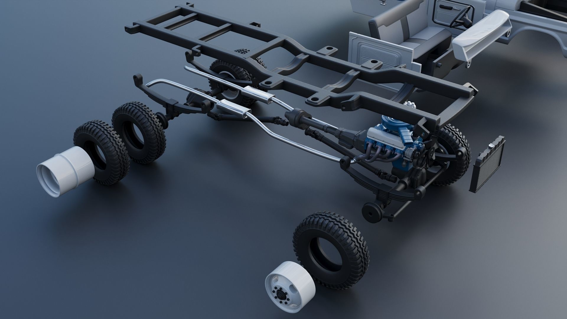 F-350 Wrecker 1969 3D model 3D printable | CGTrader