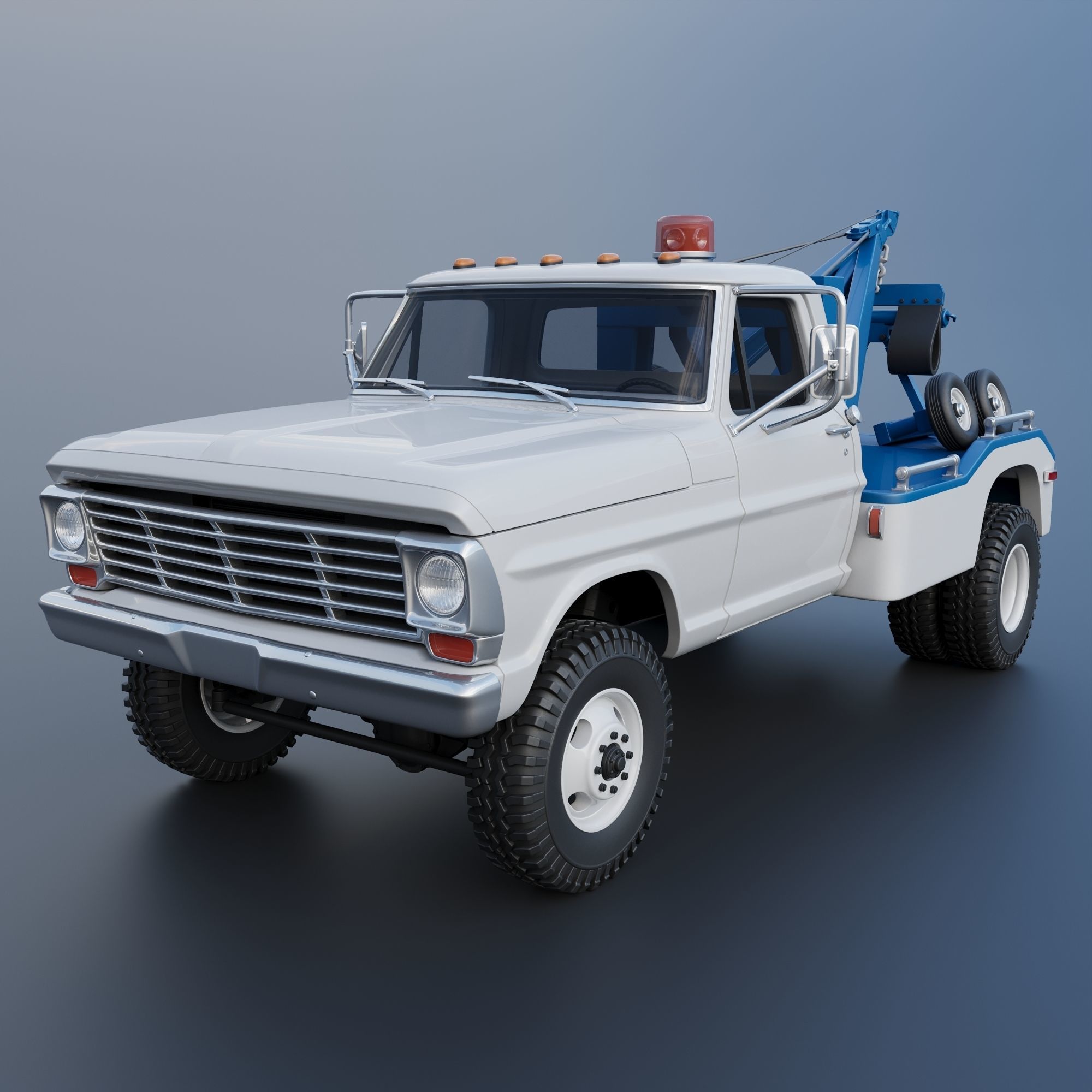 F-350 Wrecker 1969 3D model 3D printable | CGTrader