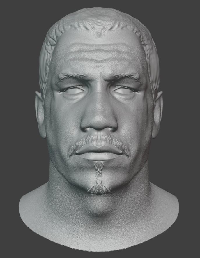 Eddie Guerrero bust 3D model | CGTrader