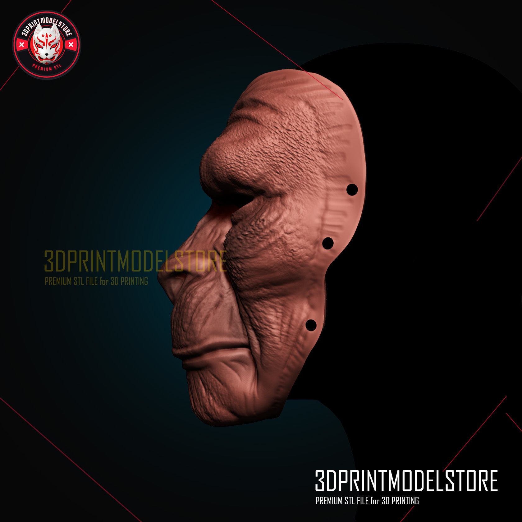 Original Planet of the Apes Caesar Mask 3D model 3D printable | CGTrader