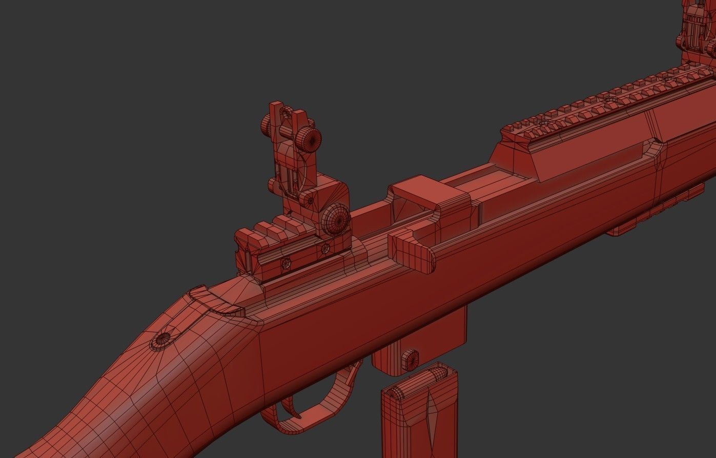 3D model M1-9 MBR 9mm Luger 19 VR / AR / low-poly | CGTrader