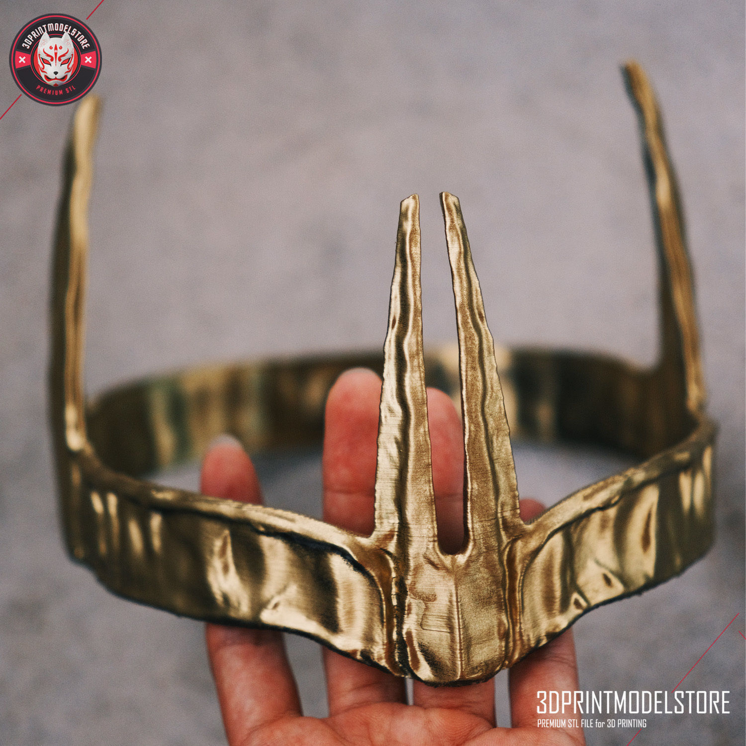 Planet of the Apes Caesar Crown Cosplay Props 3D model 3D printable ...