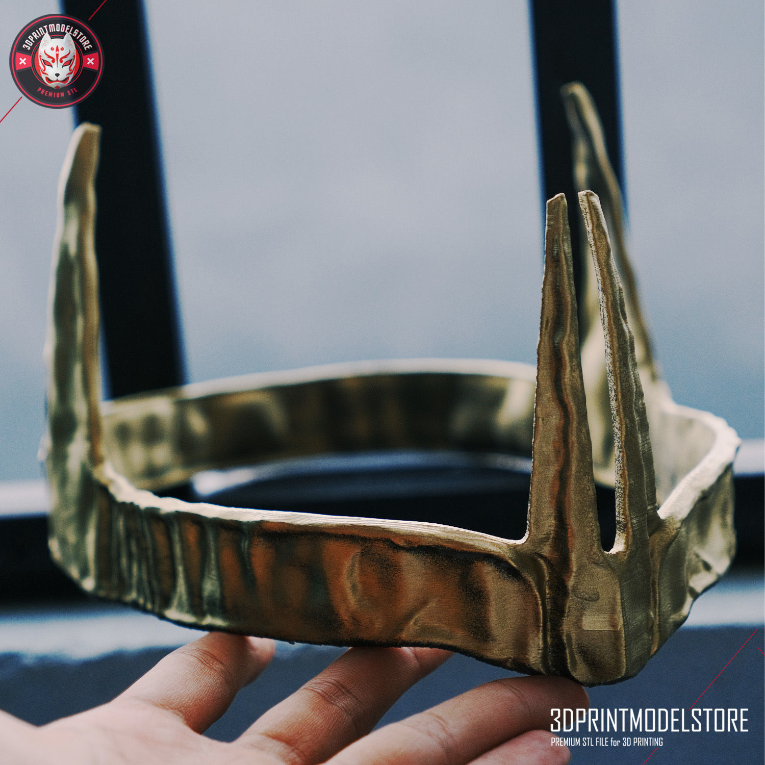 Planet of the Apes Caesar Crown Cosplay Props 3D model 3D printable ...