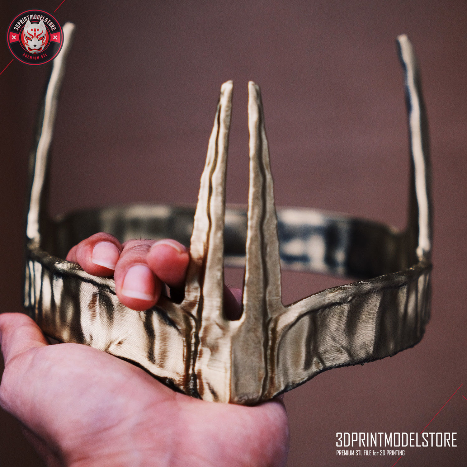 Planet of the Apes Caesar Crown Cosplay Props 3D model 3D printable ...