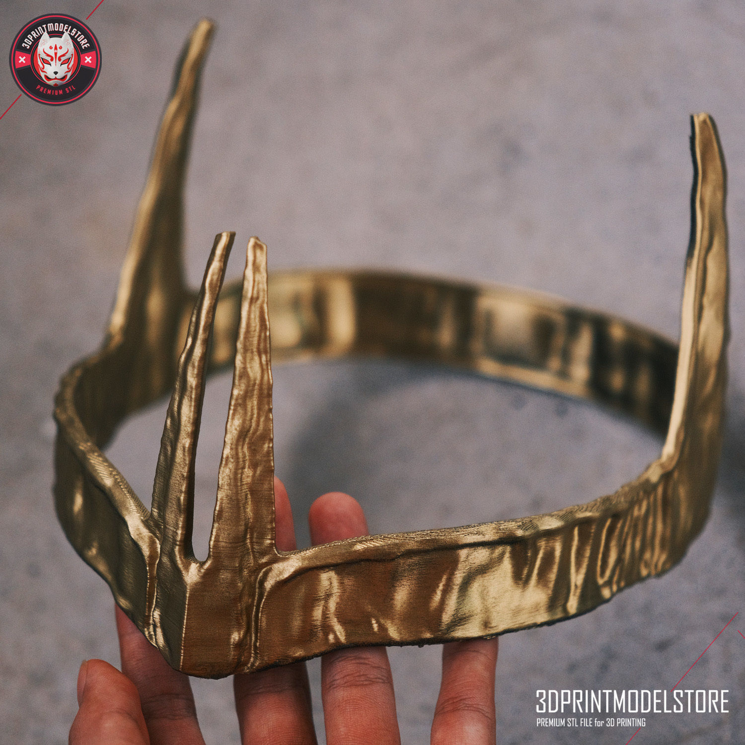 Planet of the Apes Caesar Crown Cosplay Props 3D model 3D printable ...