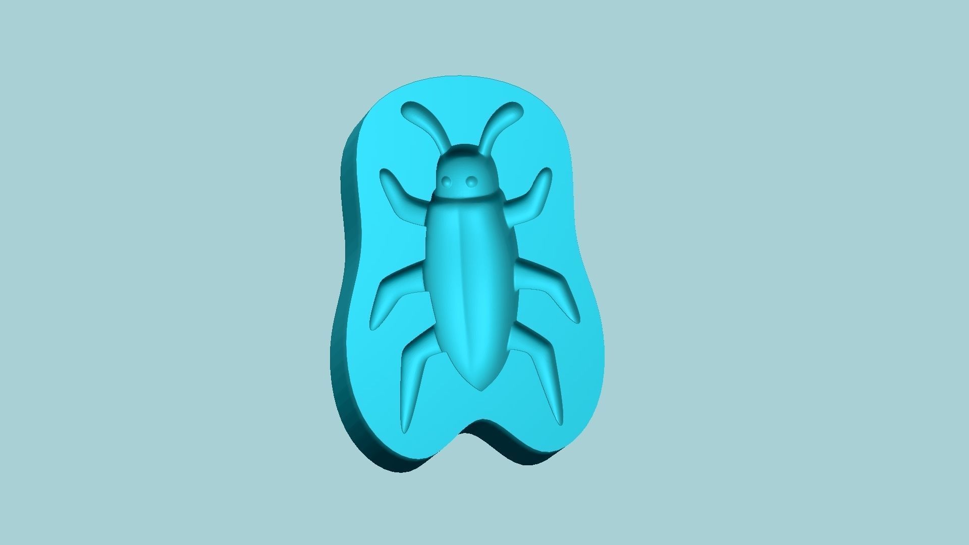 Jelly Candy Molding Cockroach - Gummy Mould 3D model 3D printable ...