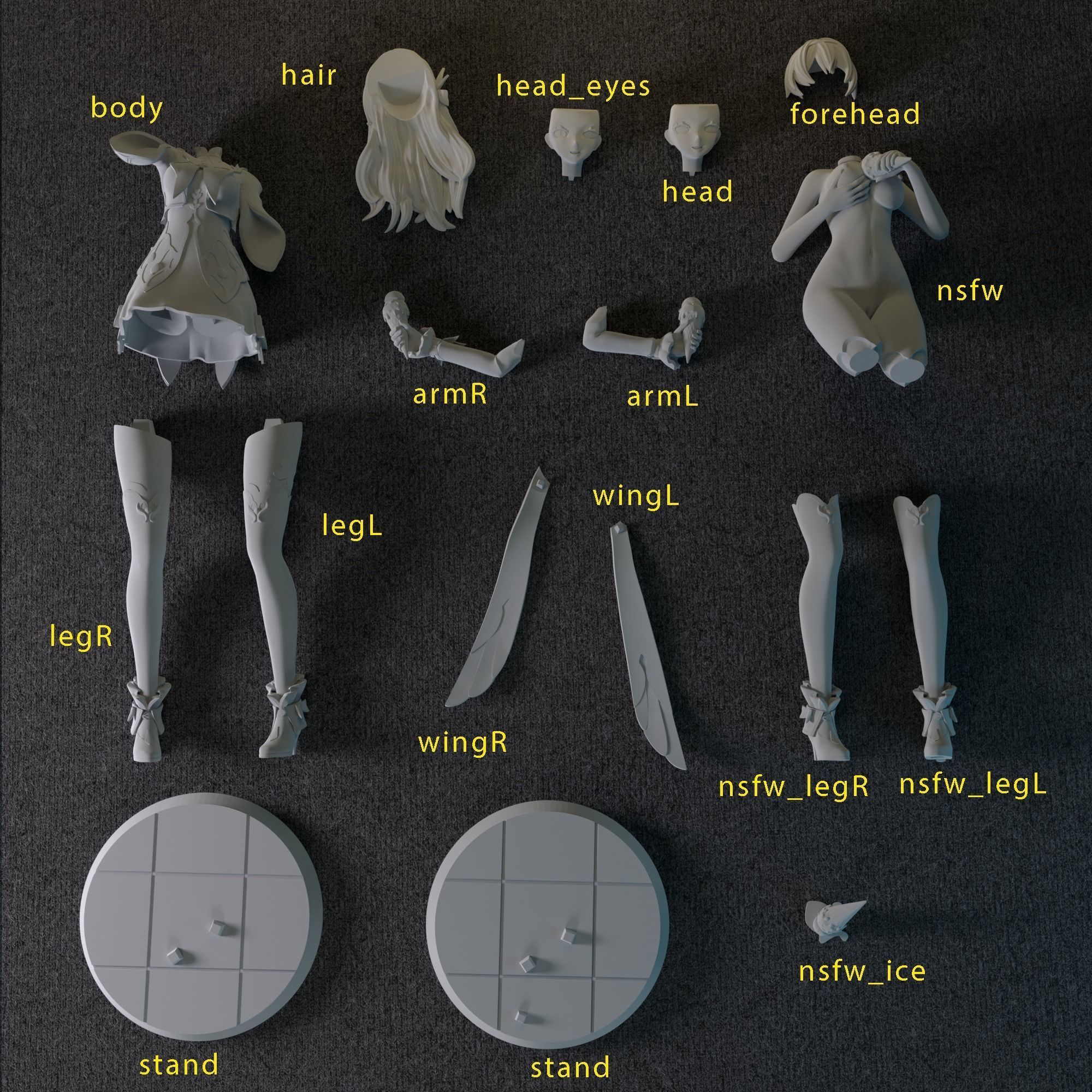 Firefly from Honkai Star Rail 3D model 3D printable | CGTrader