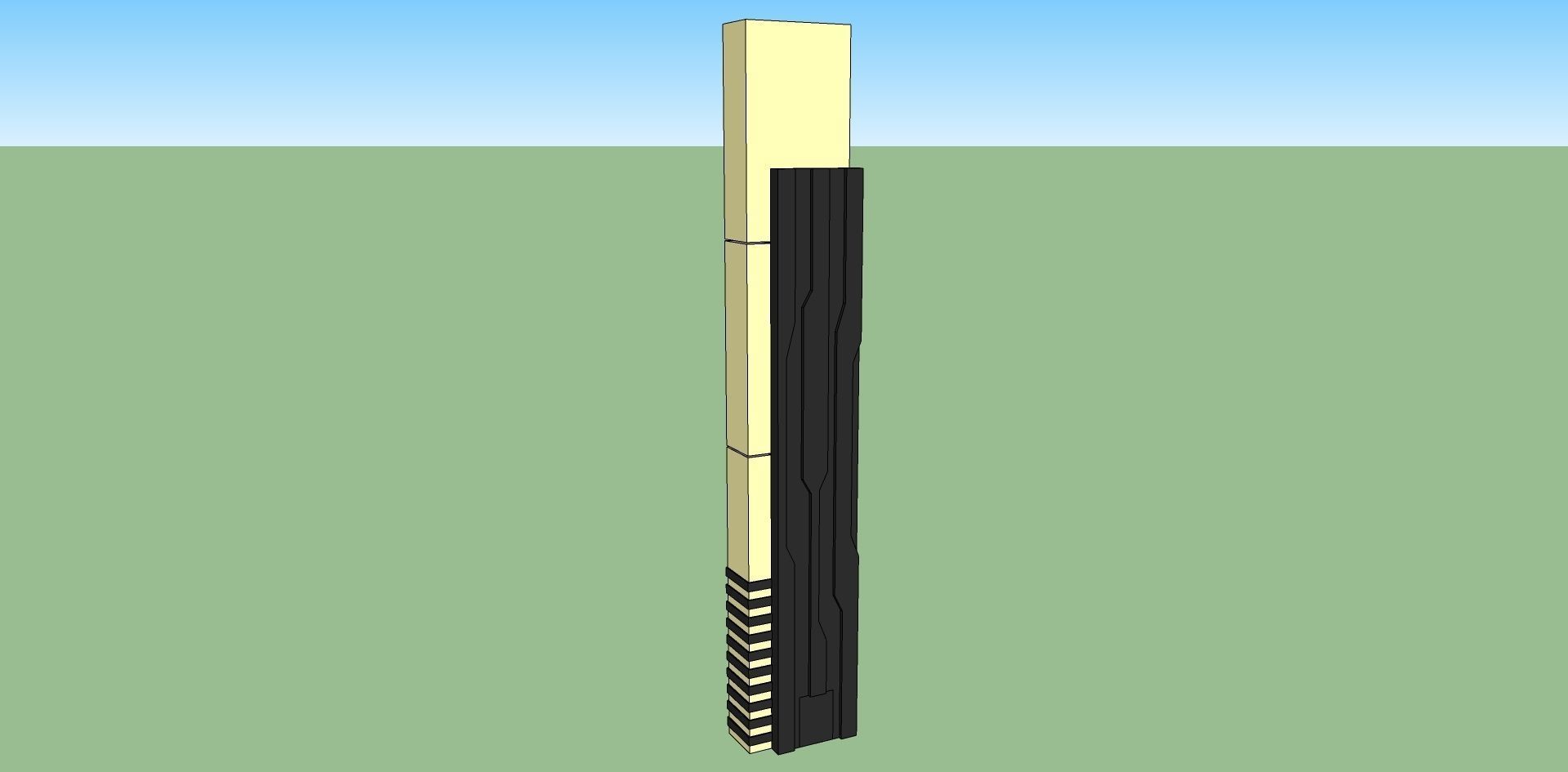 street pole light 3d sketchup model 3D model | CGTrader