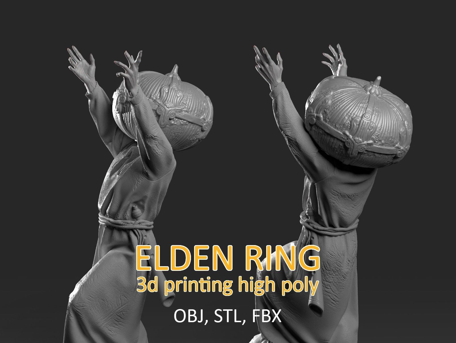 Elden Ring Character 3D Printing High Poly 3D Model 3D model 3D ...
