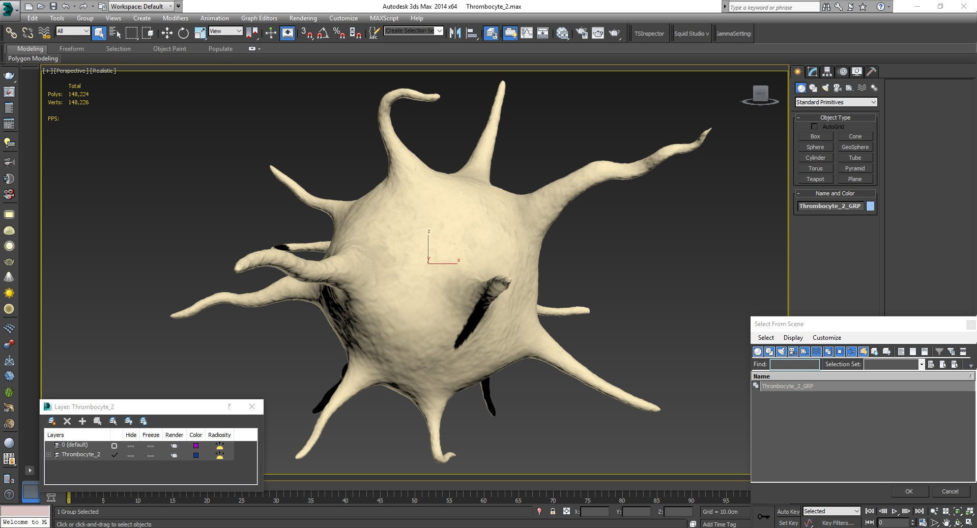 3D model Platelet Thrombocyte 2 VR / AR / low-poly | CGTrader
