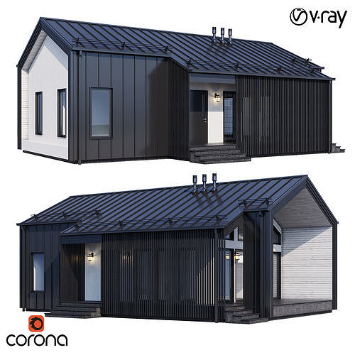 Modern house v82 3D model | CGTrader