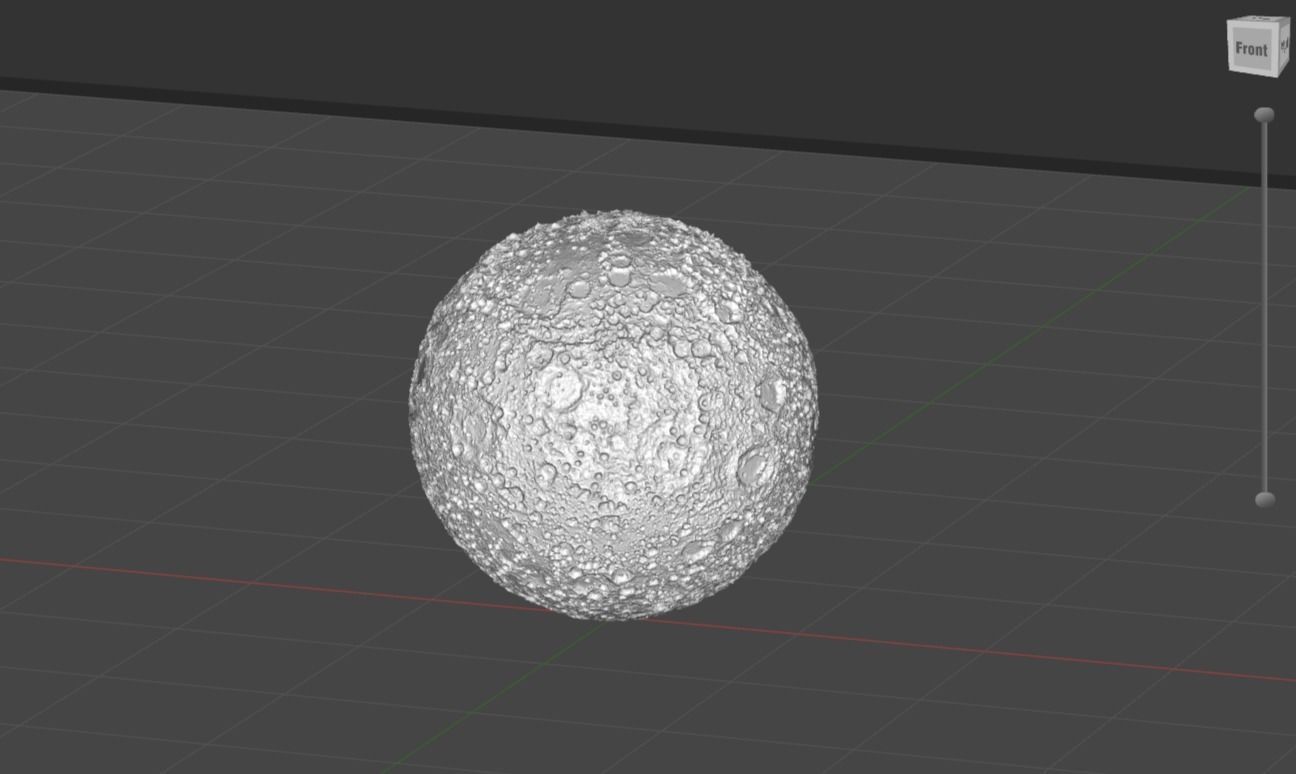 Real Moon 3D model 3D printable | CGTrader