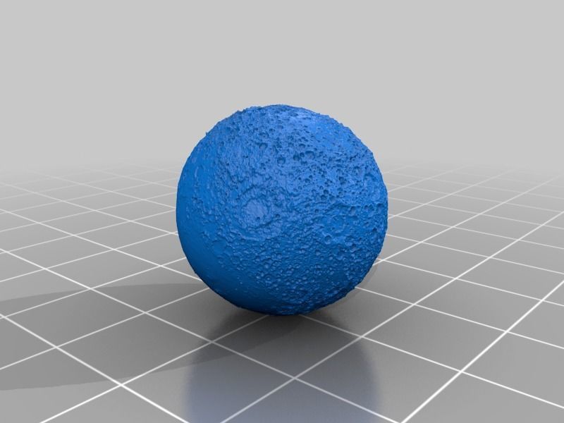 Real Moon 3D model 3D printable | CGTrader