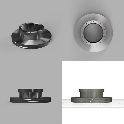 Break rotor disk model 1 free 3D model | CGTrader