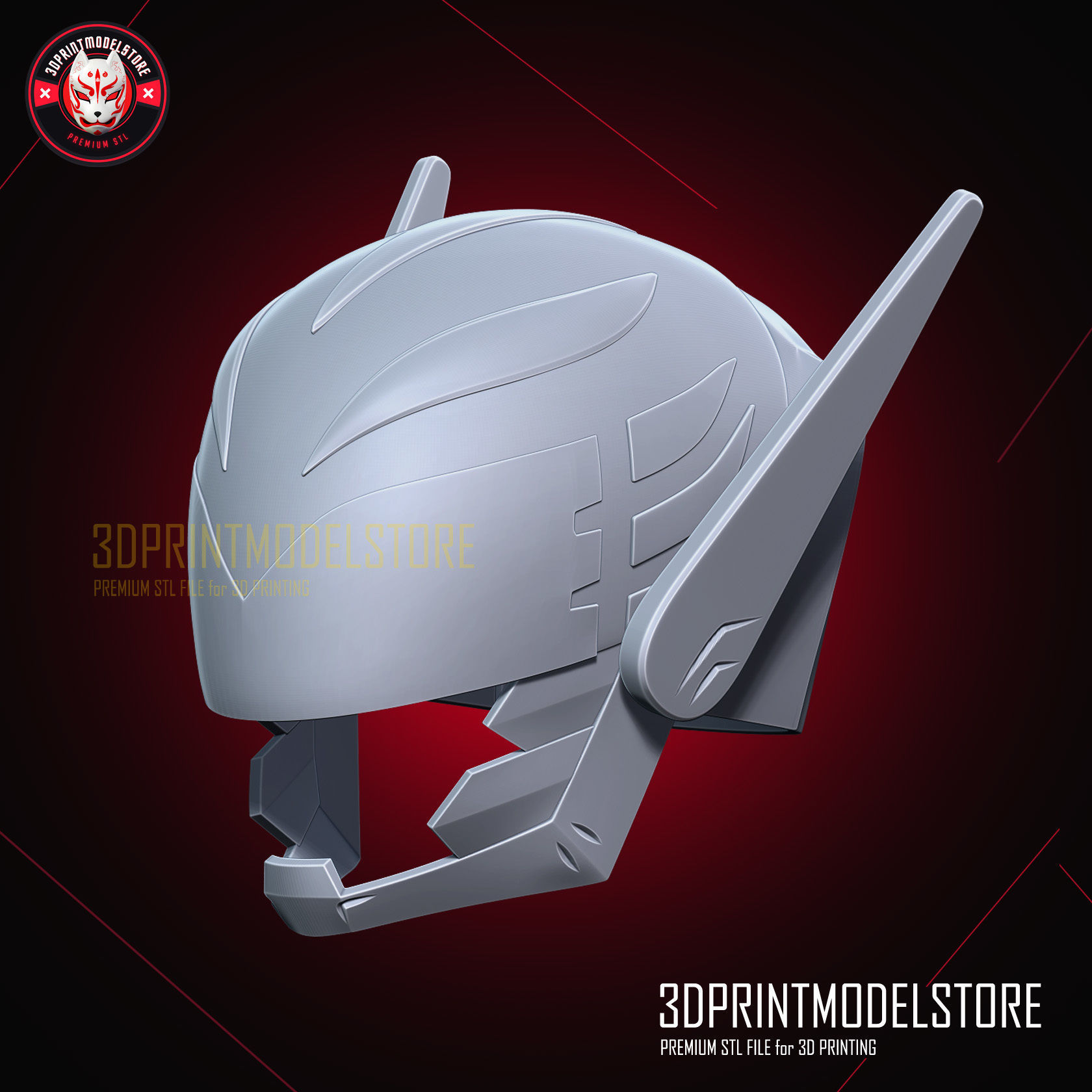 Go Go Loser Ranger Reject Red Keeper Helmet Cosplay STL 3D model 3D ...