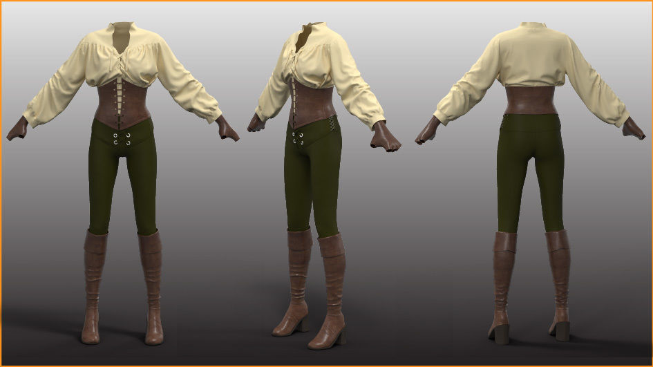 3d Clothing 3D model | CGTrader