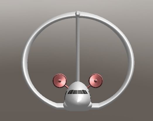 Circular Wing Aircraft 3D model 3D printable | CGTrader