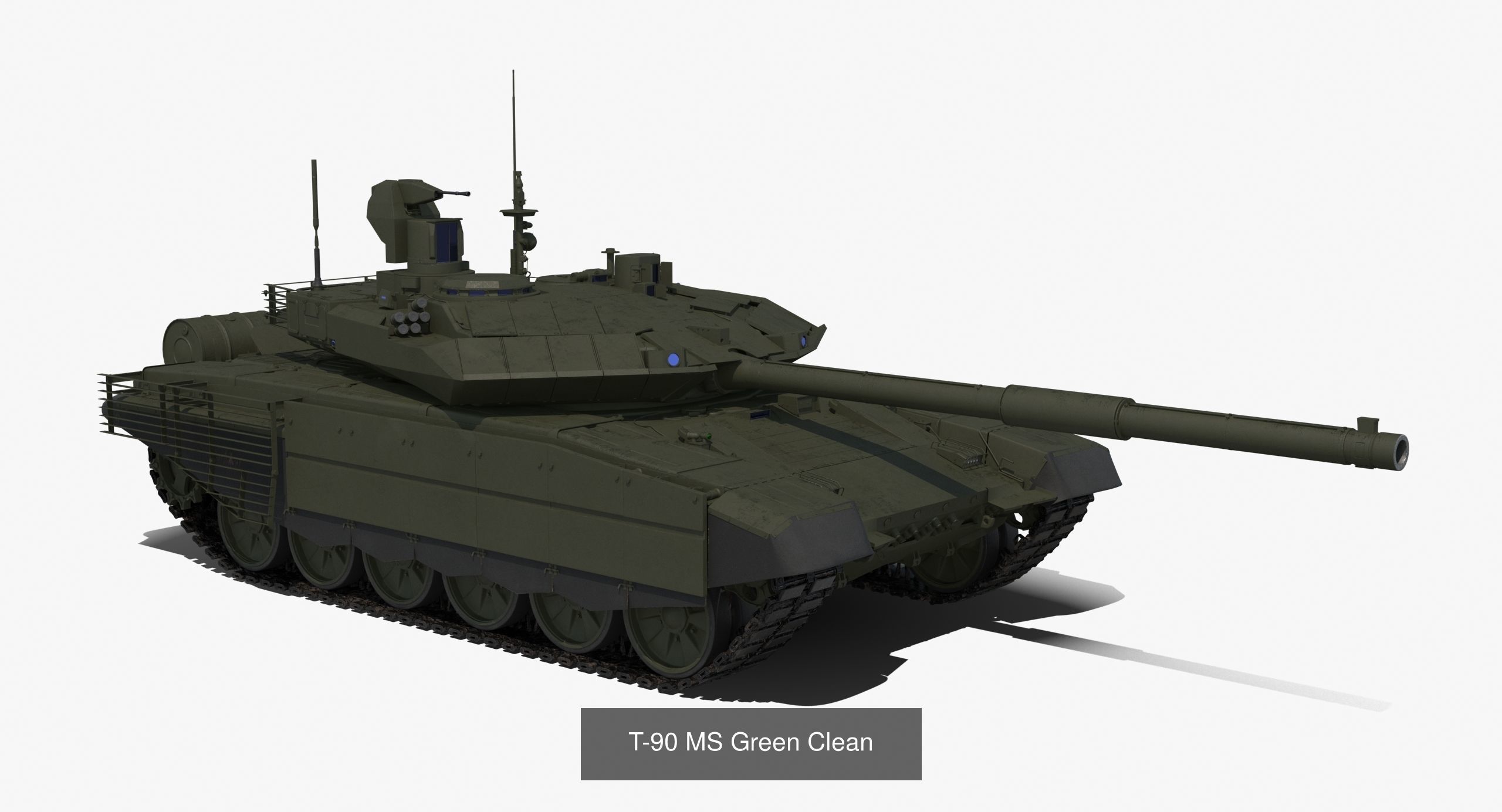 T-90 MS Green Collection VR / AR / low-poly | CGTrader