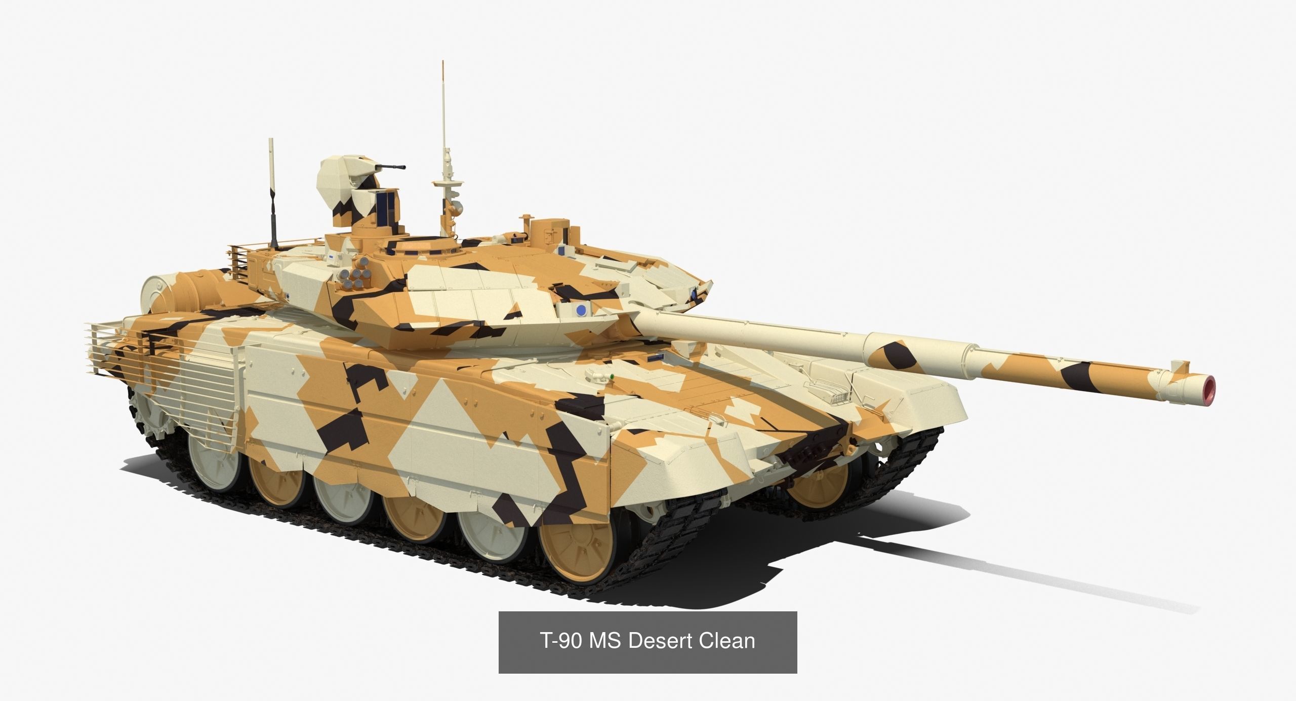T-90 MS Desert Collection VR / AR / low-poly | CGTrader