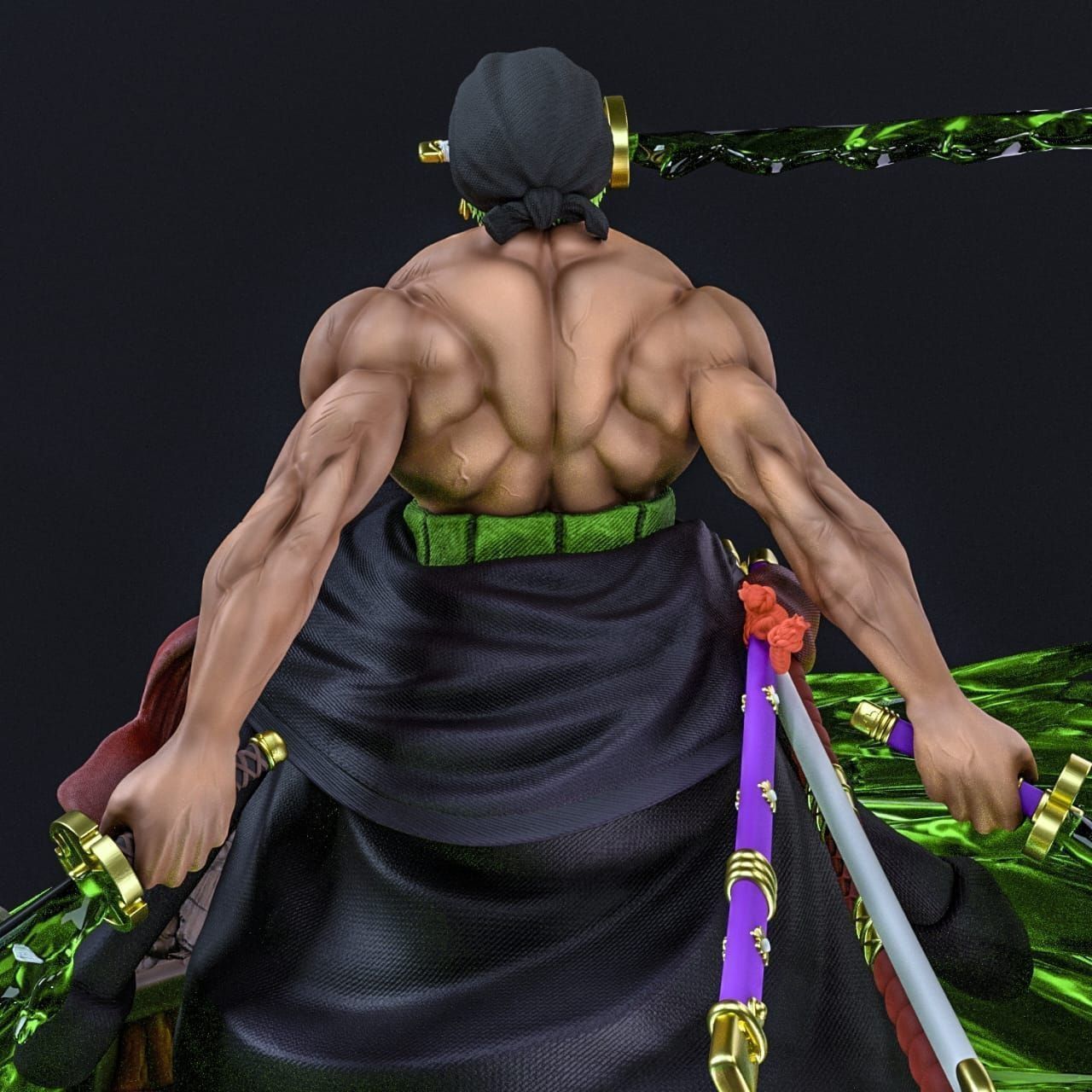 ZORO - ONE PIECE - 3D PRINTING 3D model 3D printable | CGTrader