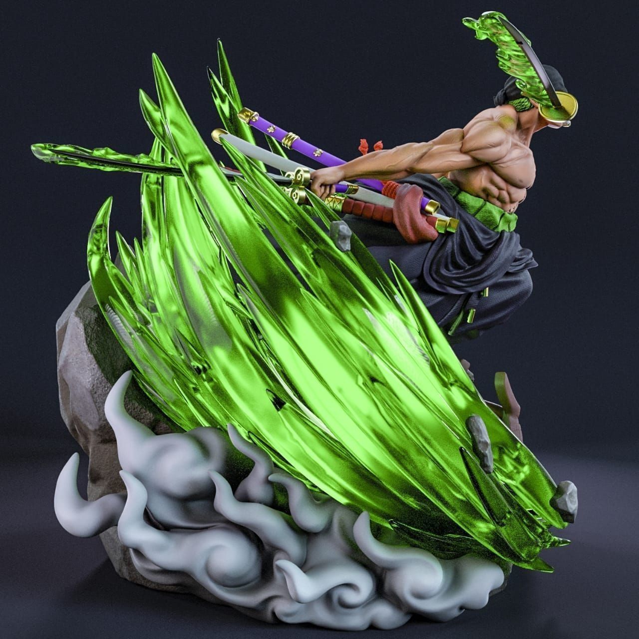 ZORO - ONE PIECE - 3D PRINTING 3D model 3D printable | CGTrader
