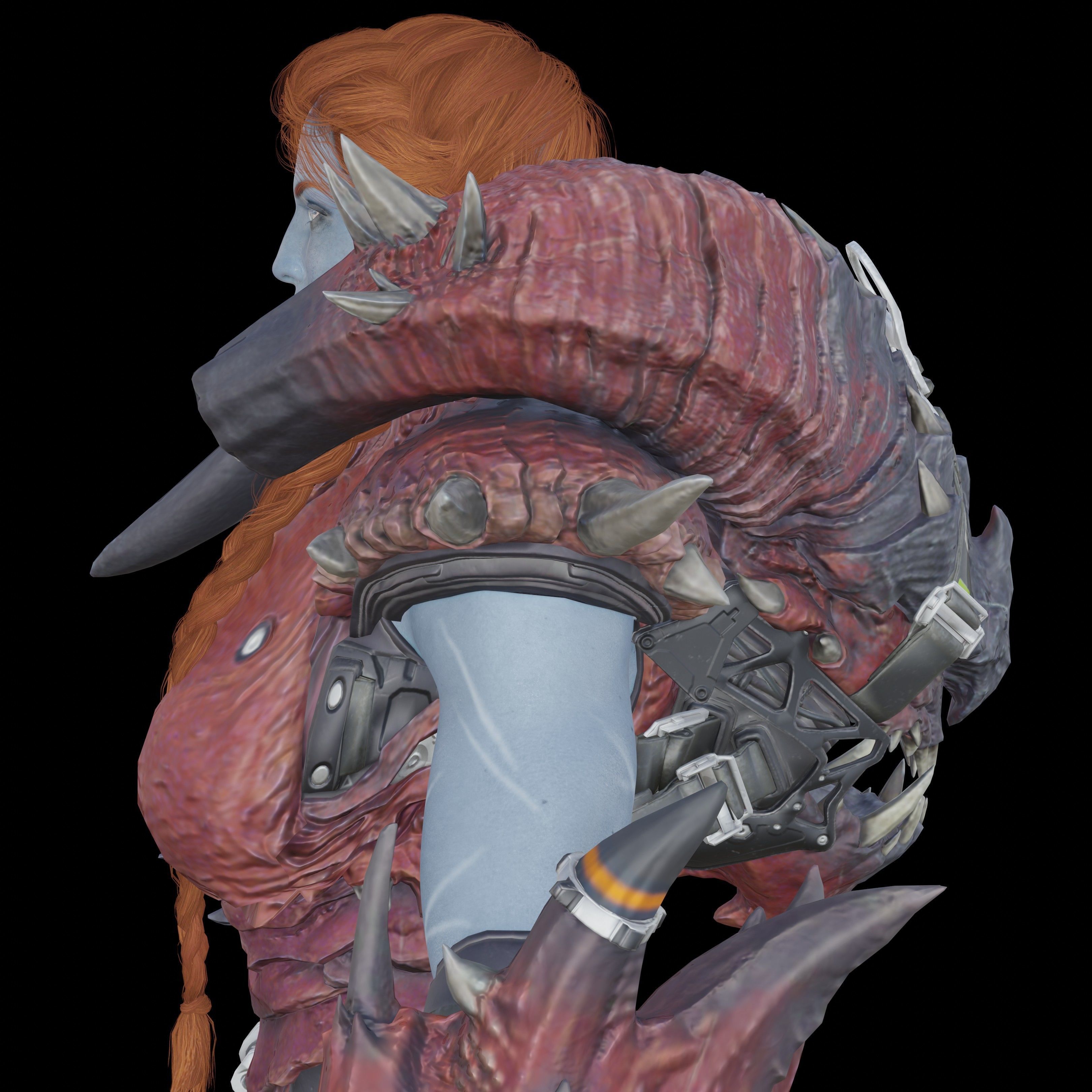 3D model Lady Hellbender VR / AR / low-poly | CGTrader