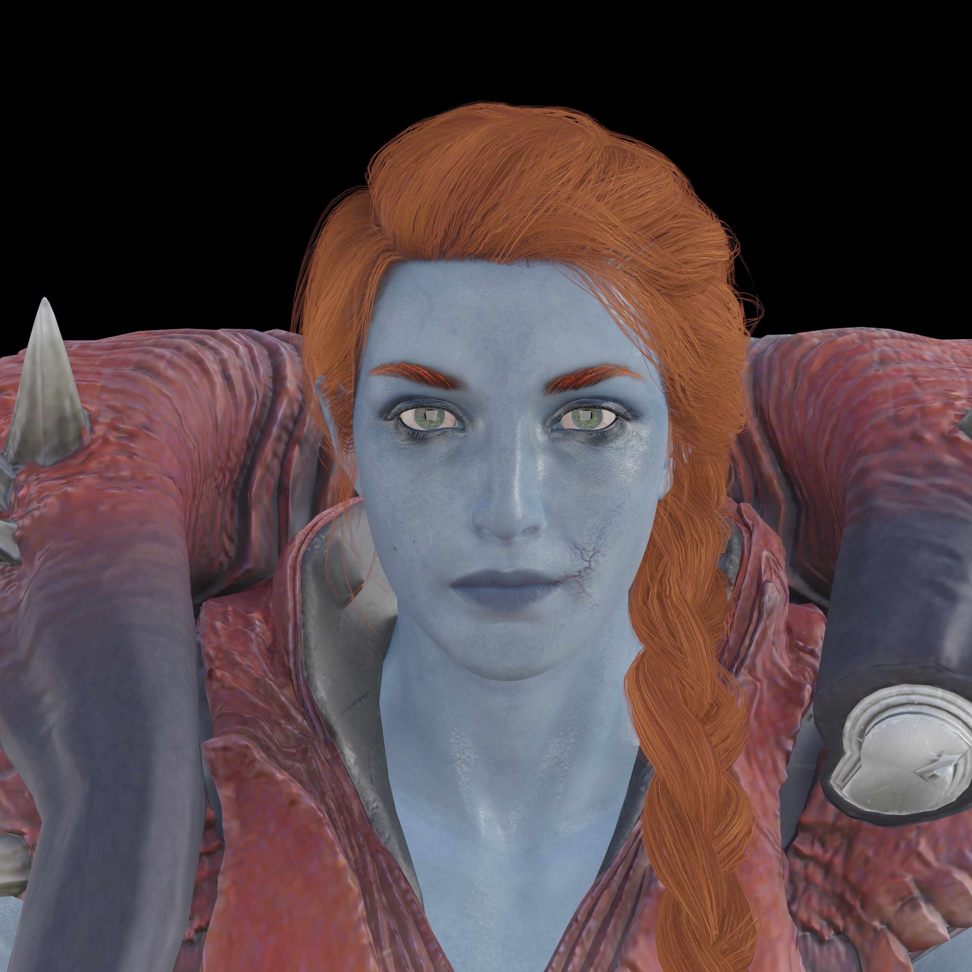 3D model Lady Hellbender VR / AR / low-poly | CGTrader