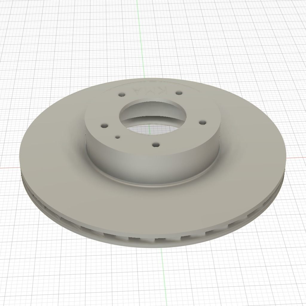 Brake rotor disk model 2 3D model | CGTrader