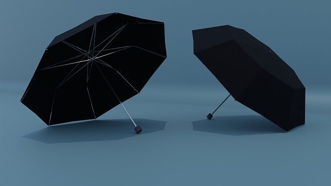 Free Low-Poly umbrella free 3D model | CGTrader