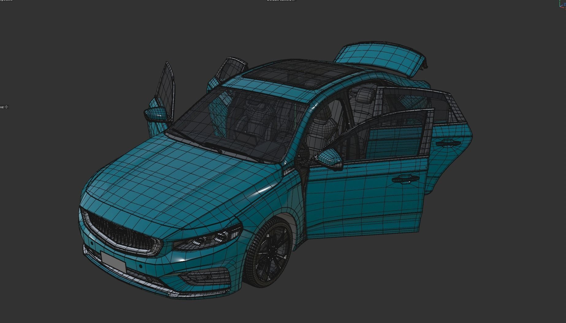 Geely Preface 2022 3D model | CGTrader