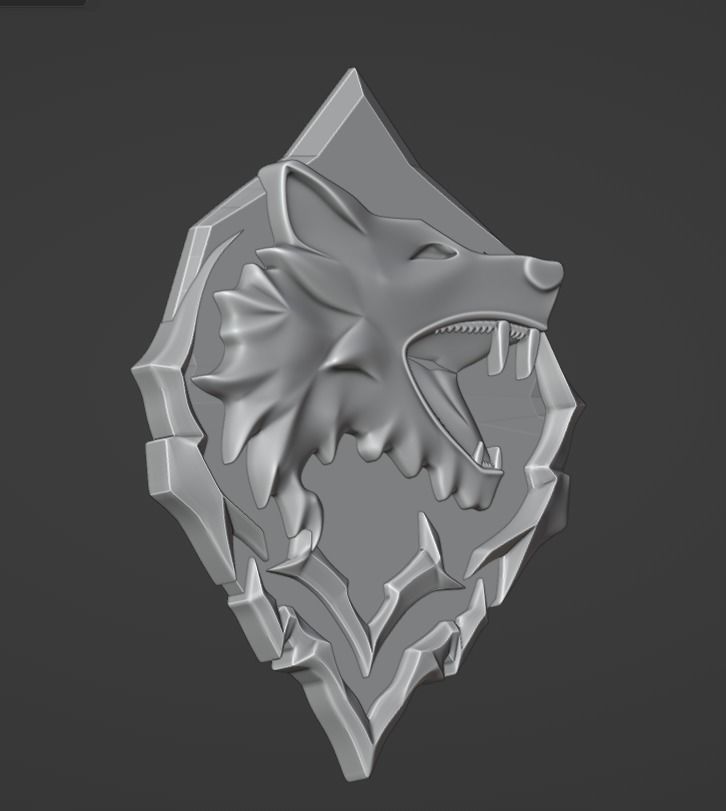 Nikke Goddess of Victory Red Hood emblem 3D prinable stl 3D model 3D ...