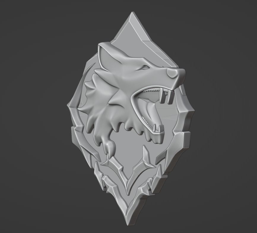 Nikke Goddess of Victory Red Hood emblem 3D prinable stl 3D model 3D ...