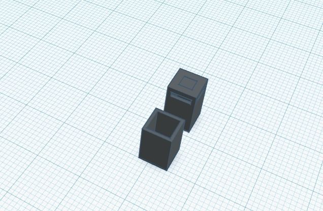 trash bin square pack for scale H0 3D model 3D printable | CGTrader