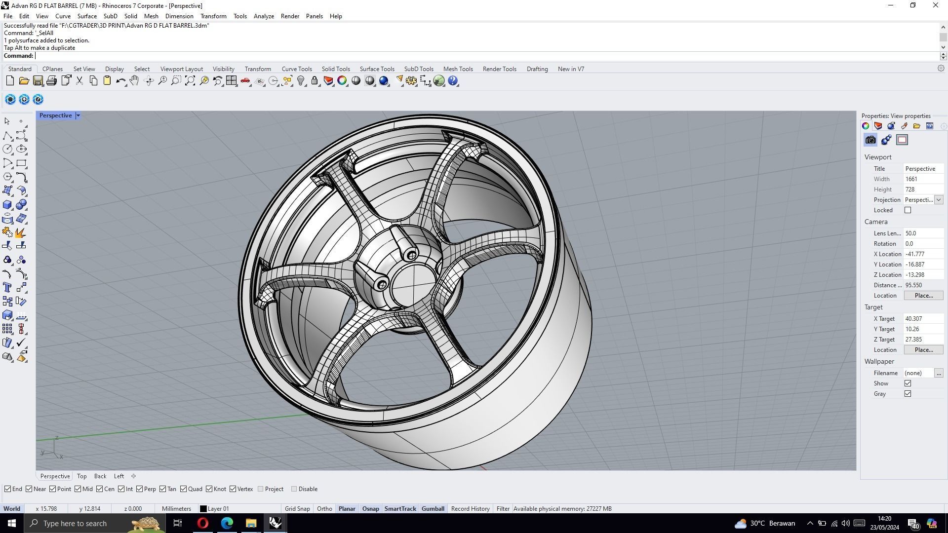 Yokohama Advan 1-24 Scale 3D print model 3D model 3D printable | CGTrader