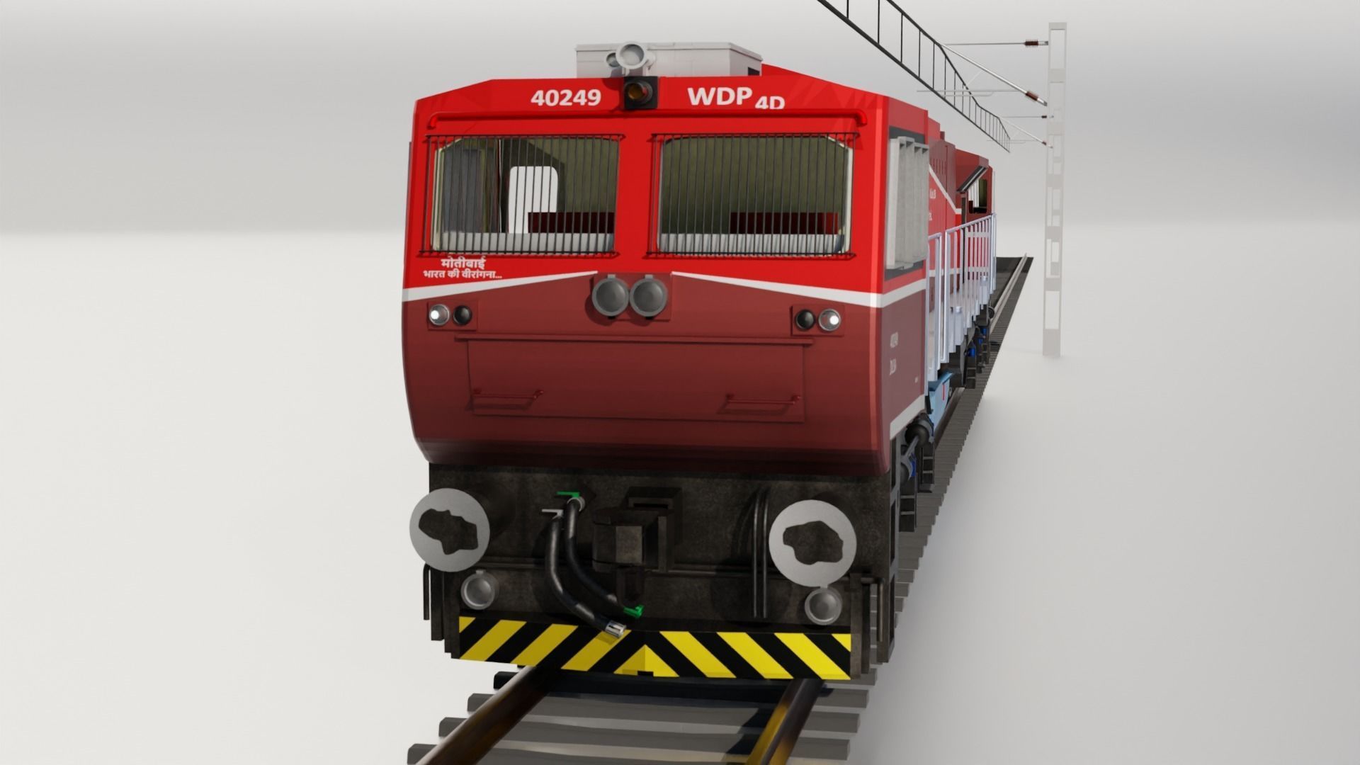 WDP 4D in DLS Alambagh new livery named MotiBai 3D model | CGTrader