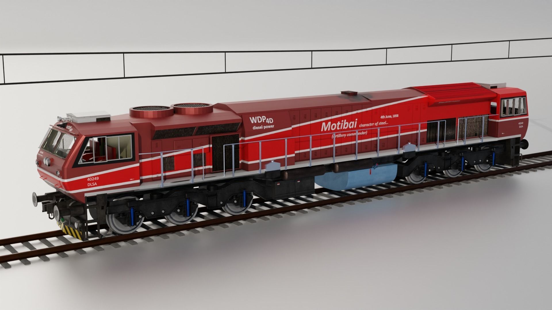 WDP 4D in DLS Alambagh new livery named MotiBai 3D model | CGTrader