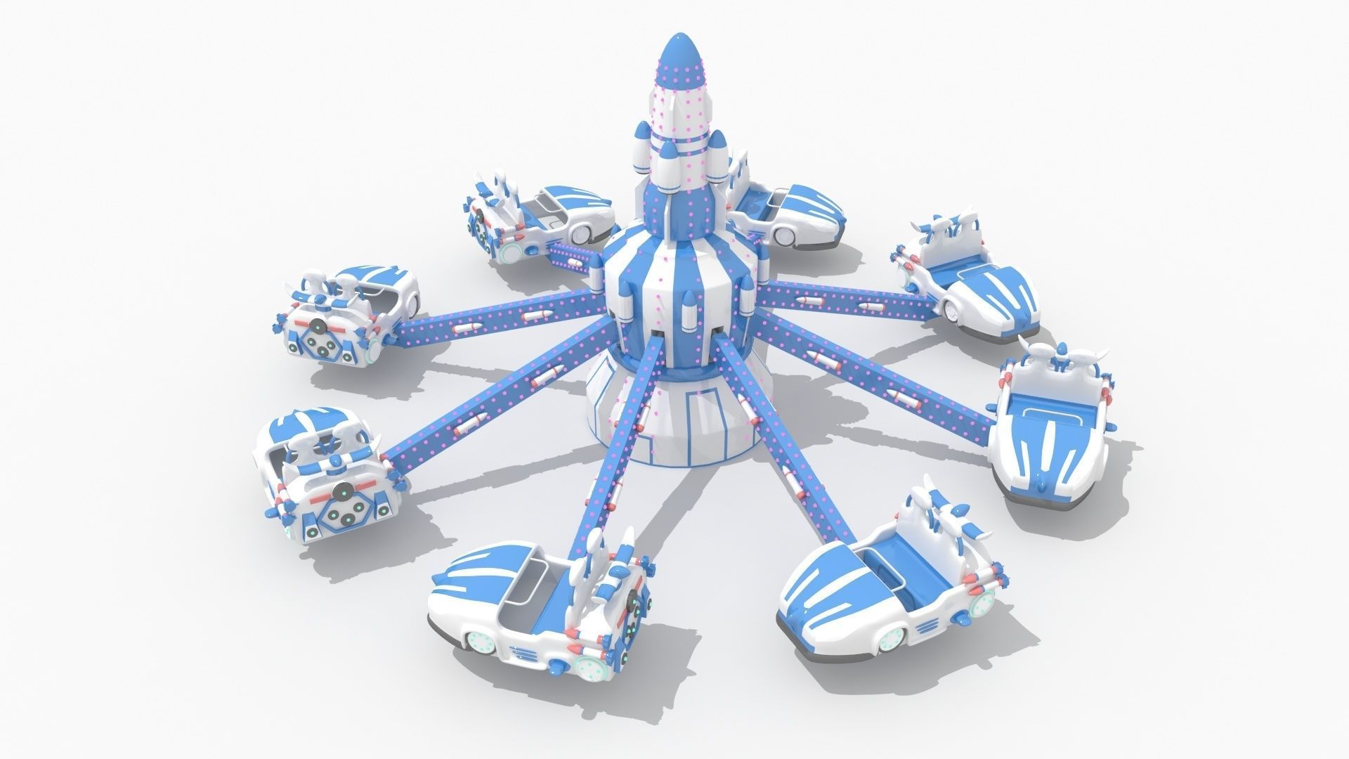 Rotating aircraft 3D model | CGTrader