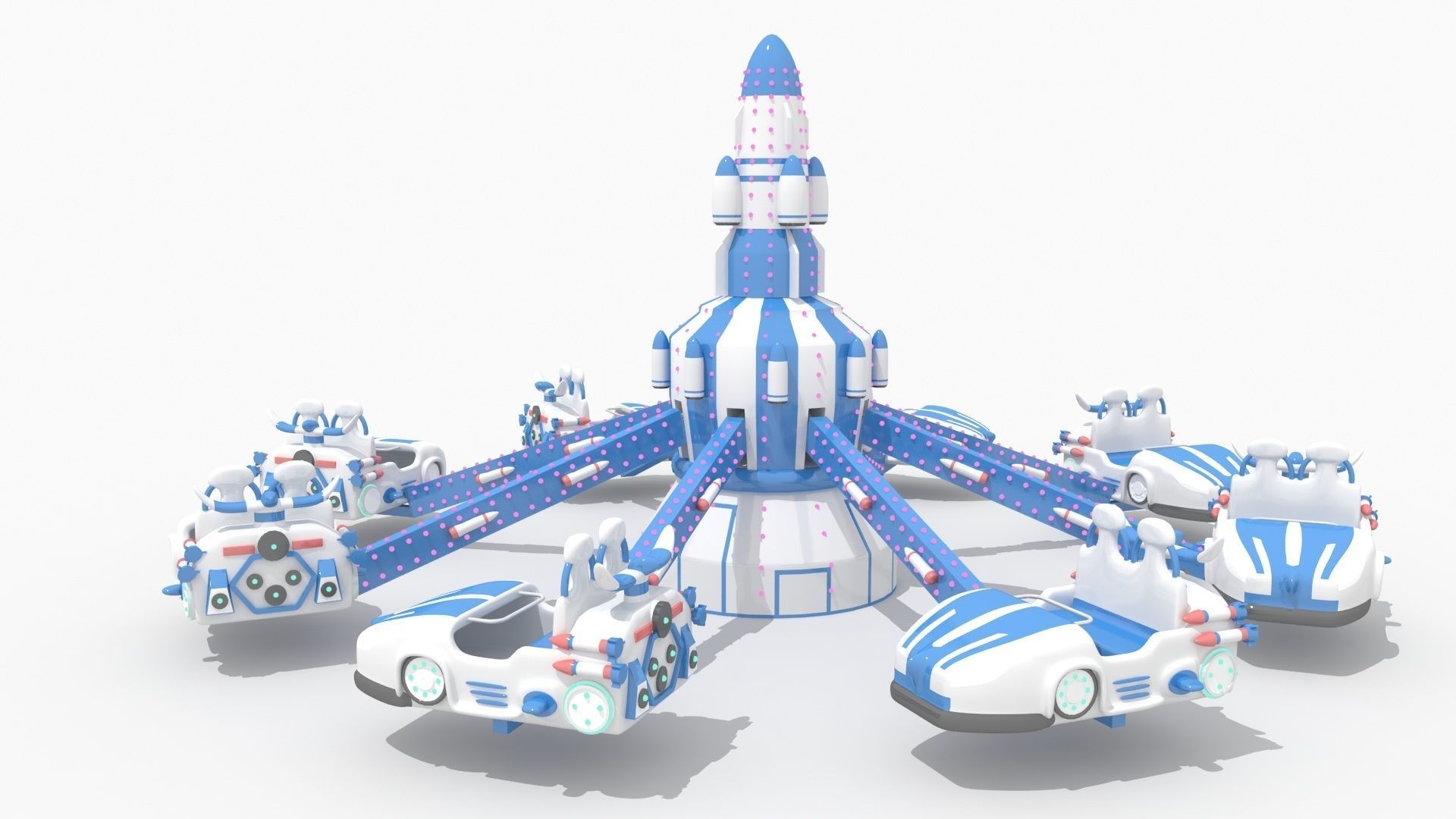 Rotating aircraft 3D model | CGTrader