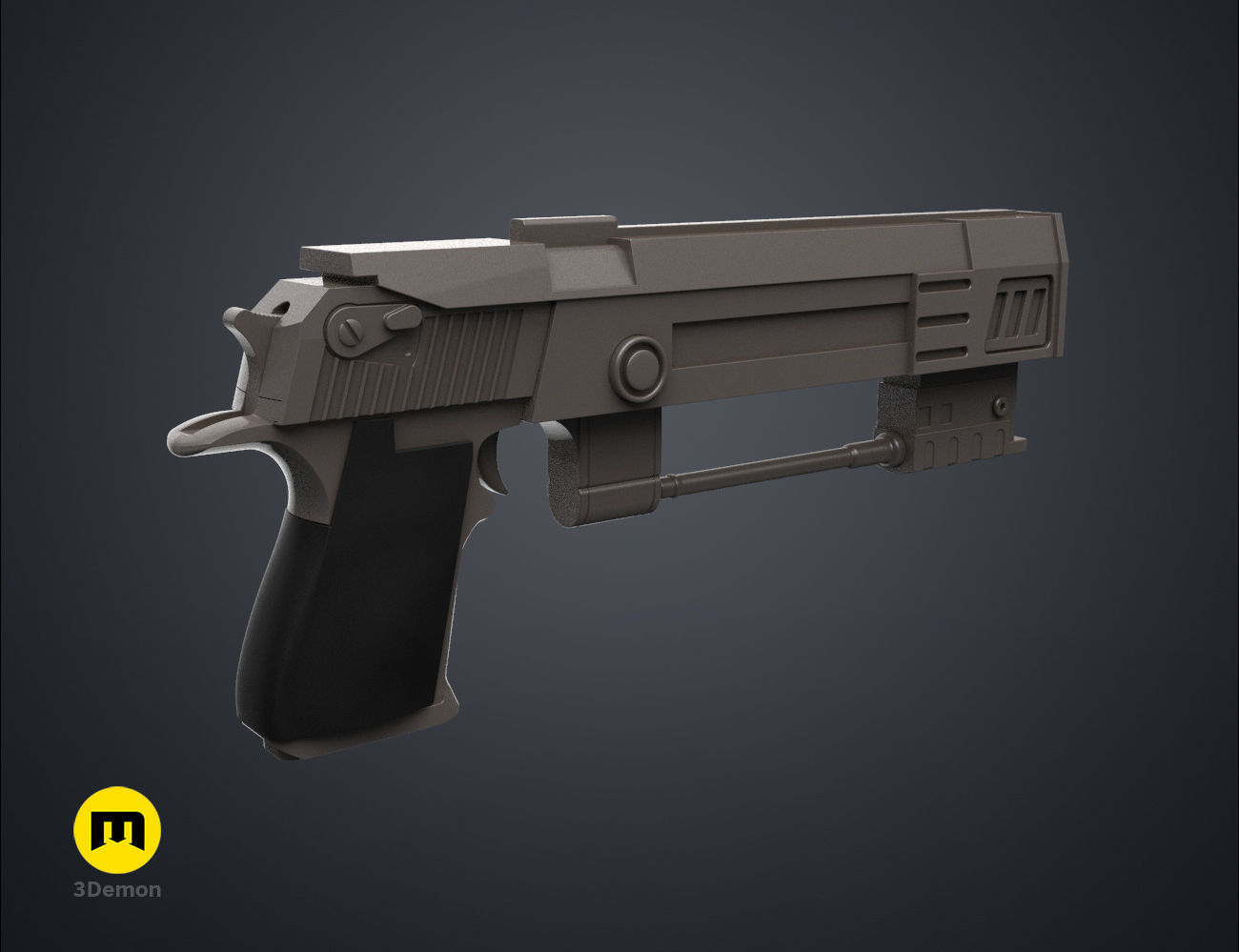 Fallout - Desert Eagle 3D model 3D printable | CGTrader