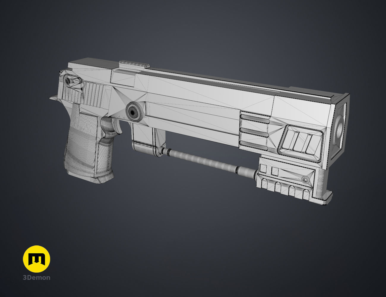 Fallout - Desert Eagle 3D model 3D printable | CGTrader