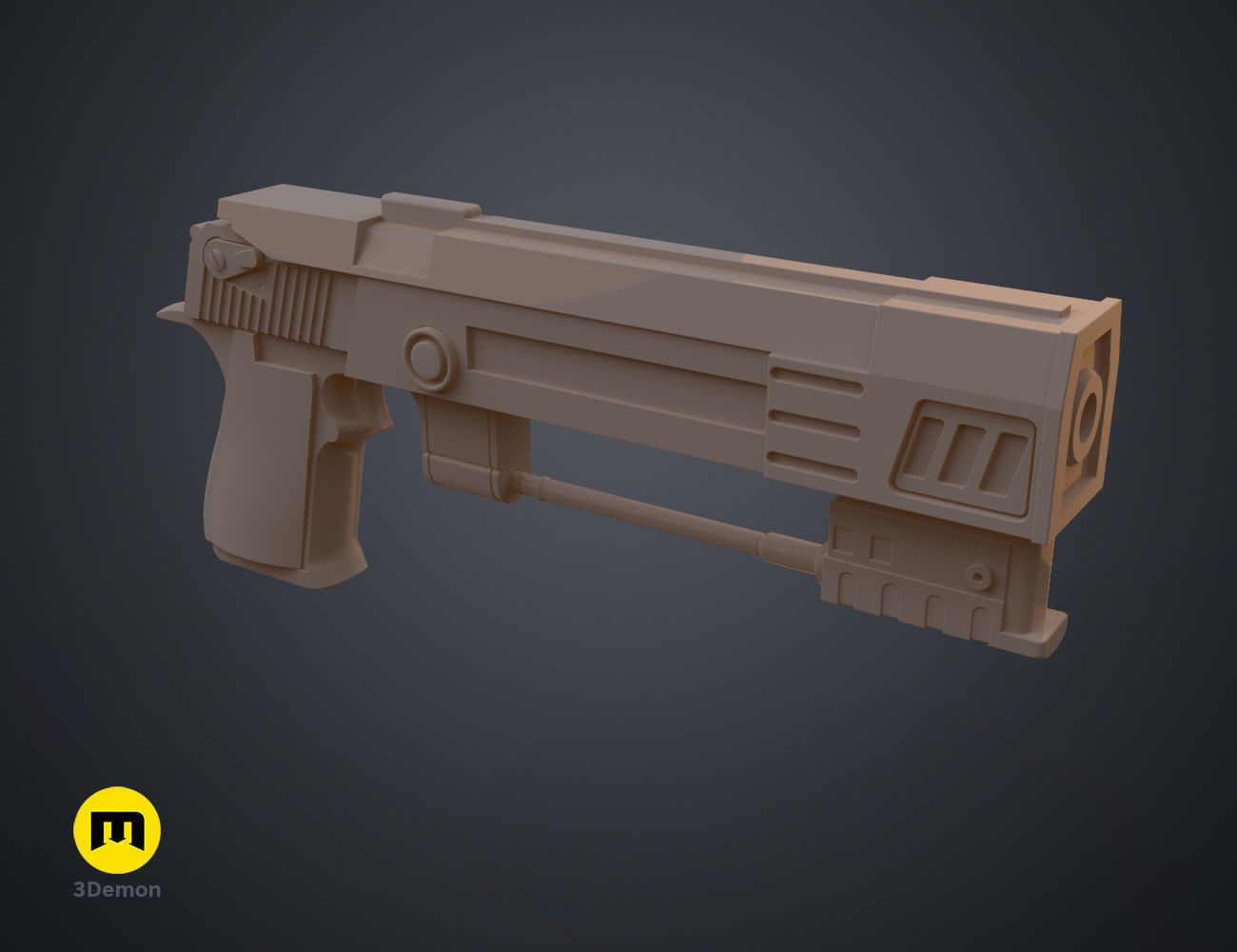 Fallout - Desert Eagle 3D model 3D printable | CGTrader