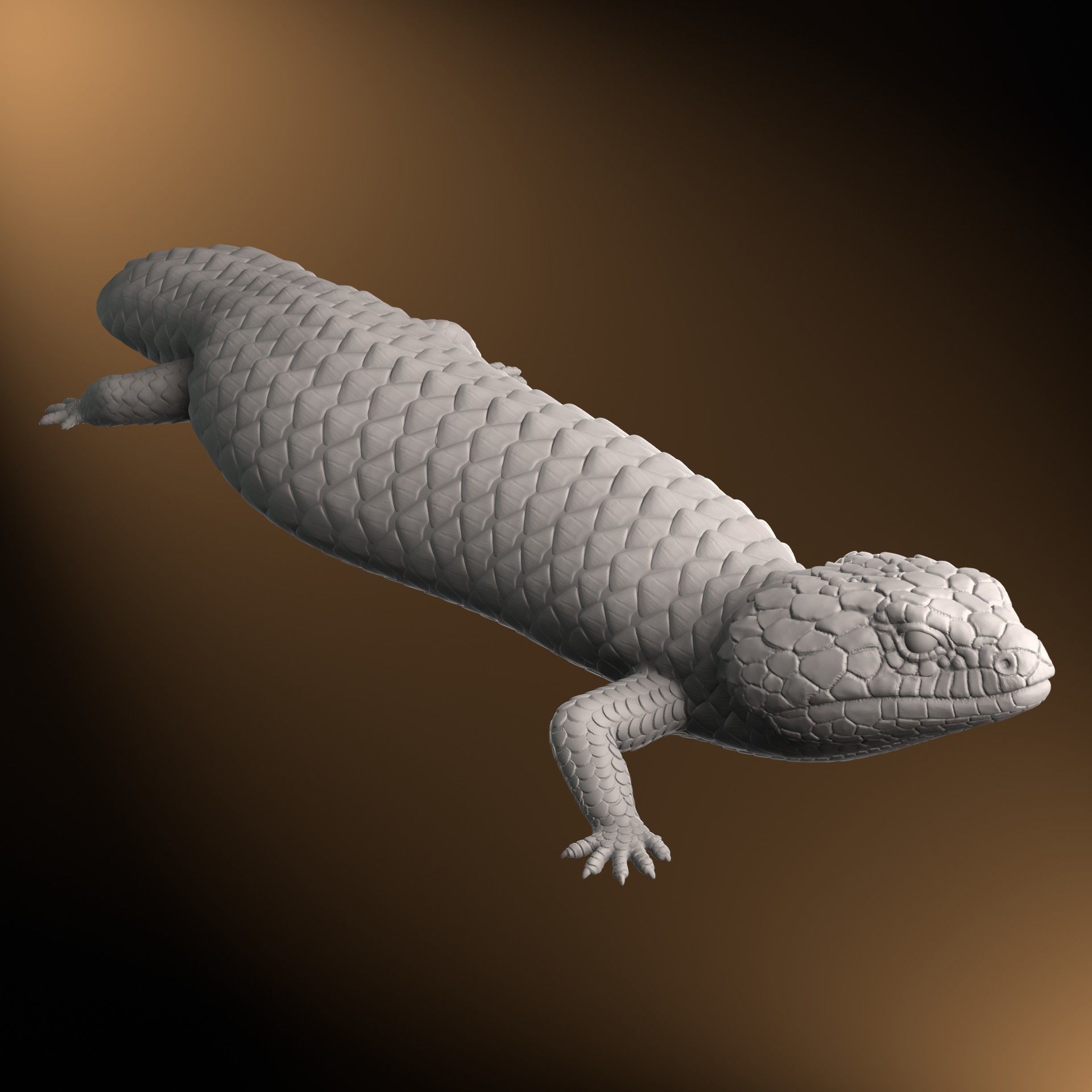 Shingleback Skink - Tiliqua rugosa 3D Print Model 3D model 3D printable ...